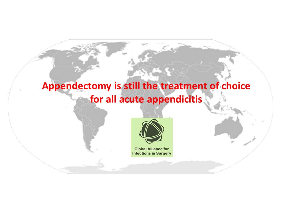 Appendectomy is still the treatment of choice for all acute ...