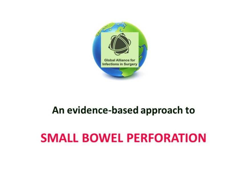 Small bowel perforation – Global Alliance for Infections in Surgery