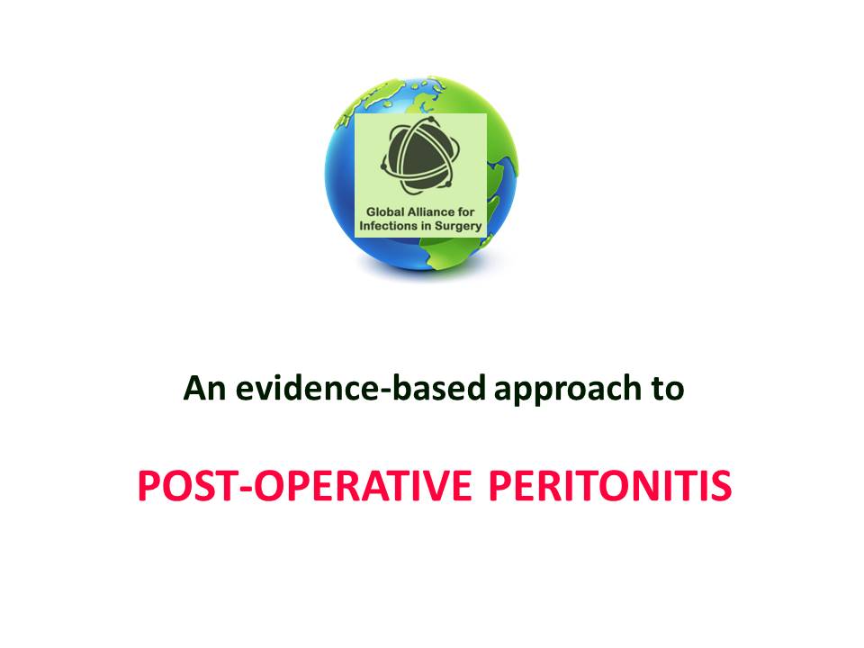 Post-operative peritonitis – Global Alliance for Infections in Surgery